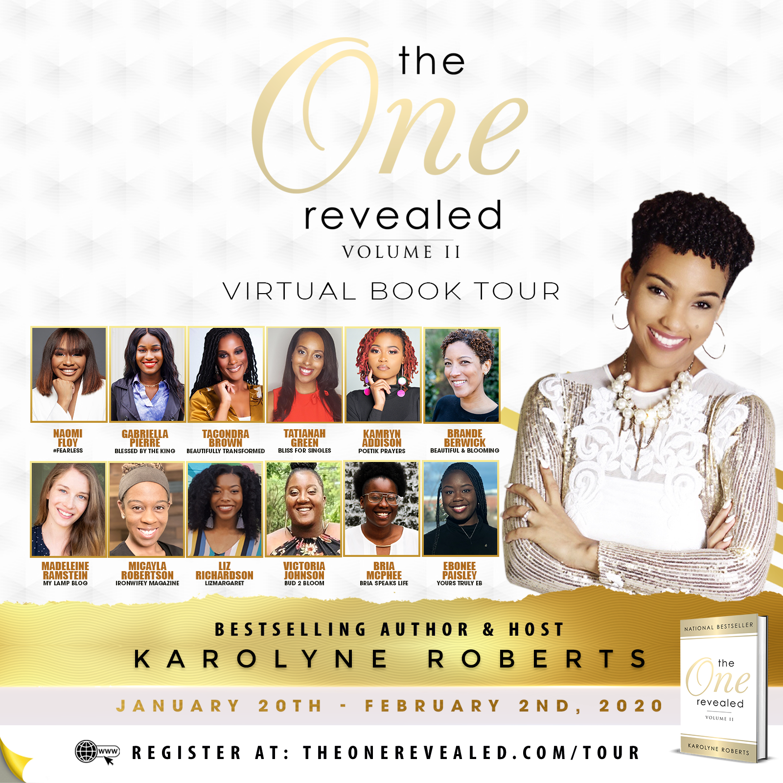 Karolyne Roberts’ New Book! The One Revealed: Volume II – Unboxing & Giveaway | Video – LizMargaret
